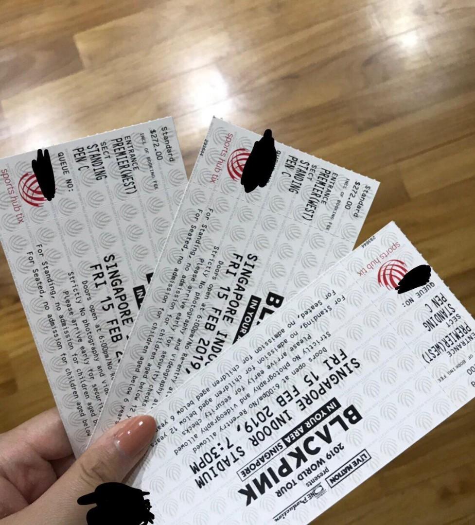 Blackpink ticket VIP standing pen c, Hobbies & Toys, Memorabilia ...