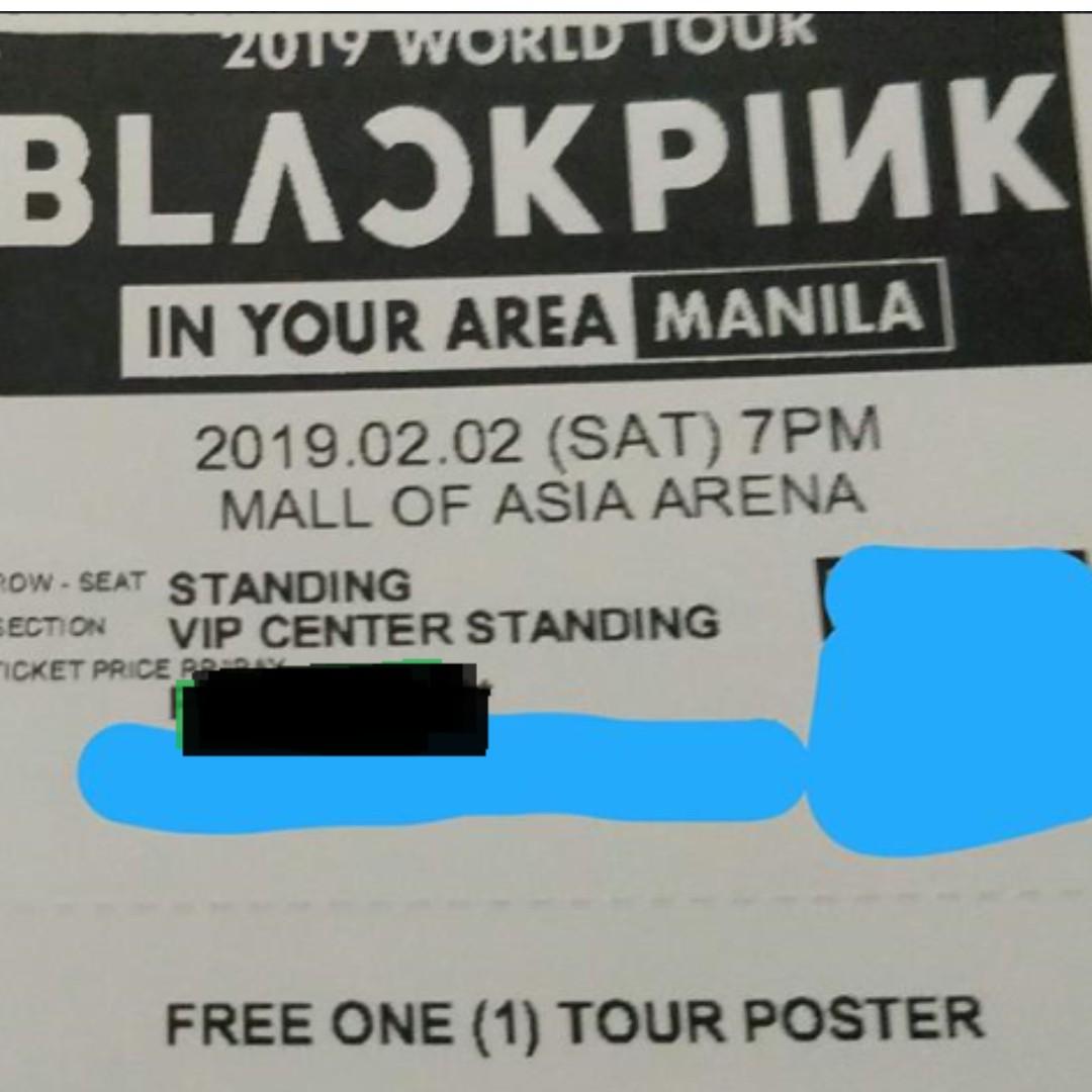 BlackPink VIP Standing, Tickets & Vouchers, Event Tickets on Carousell