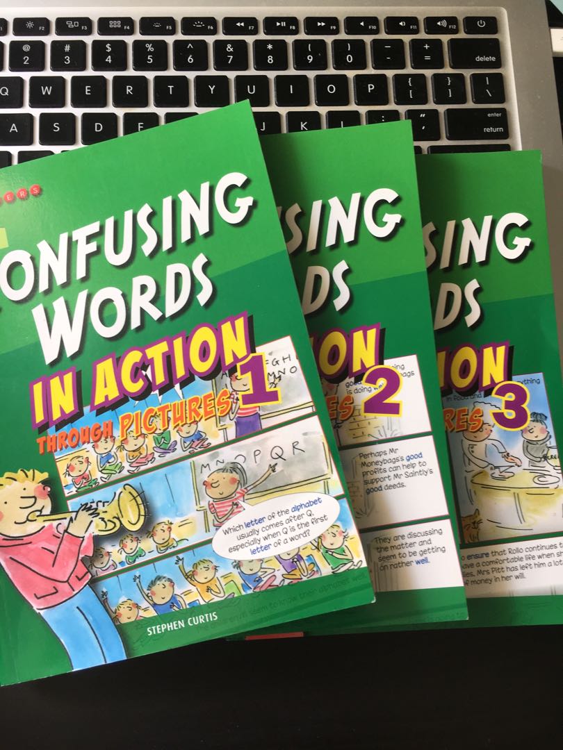 Confusing words in action 1,2,3, Hobbies & Toys, Books & Magazines ...