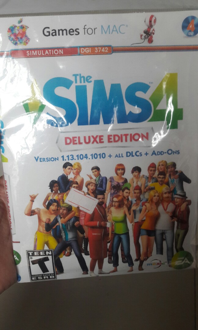 DVD The Sims 4 Deluxe Edition Games For MAC, Musik & Media, CD, DVD ...
