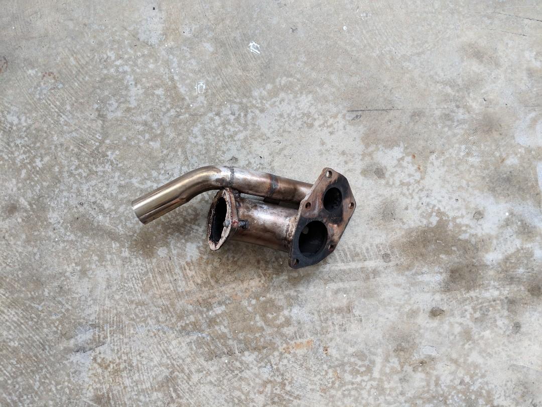 Evo 9 3 Inch Down Pipe & Turbo Elbow, Car Accessories, Accessories on ...