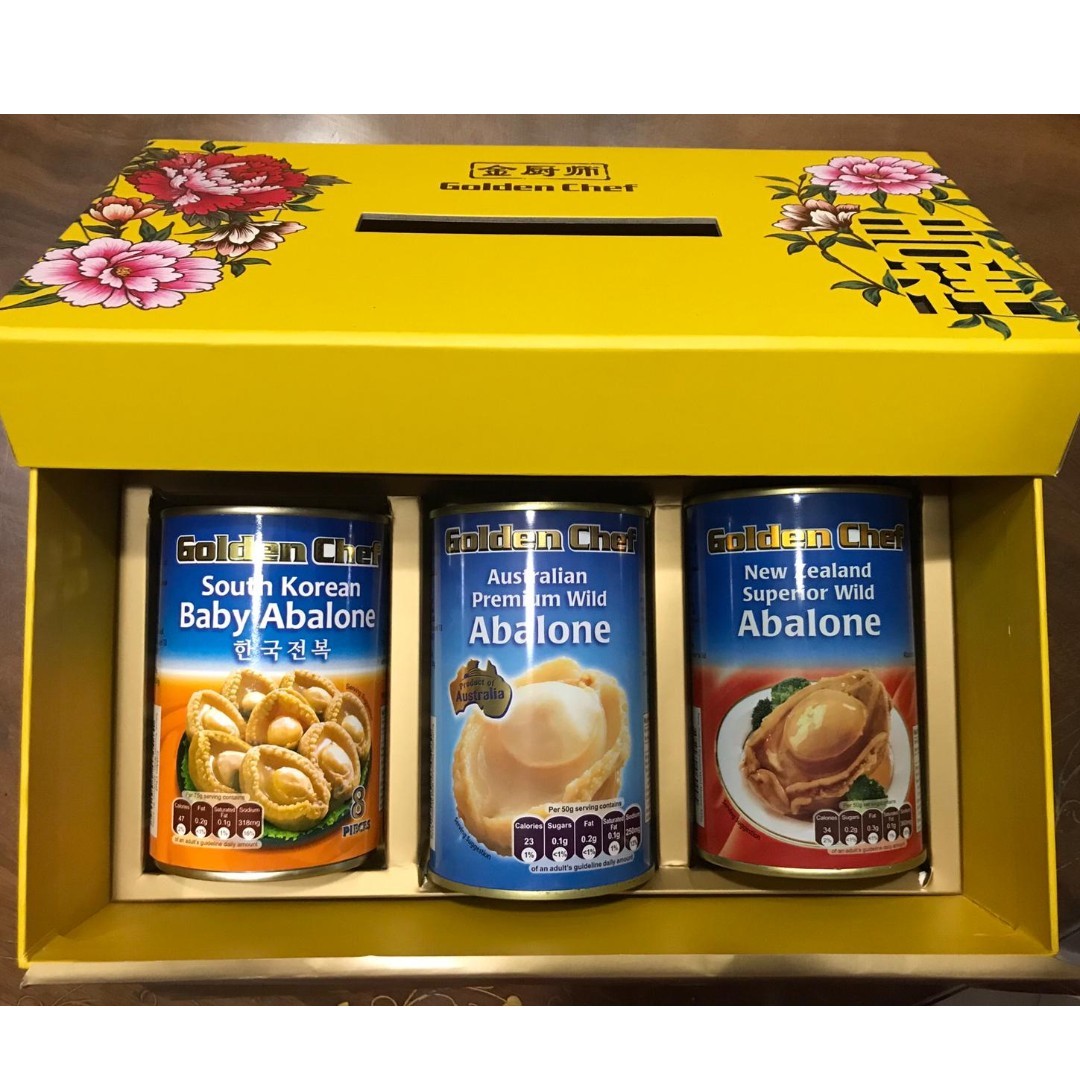 Golden Chef Imperial Abalone Gift Set, Food & Drinks, Local Eats on ...