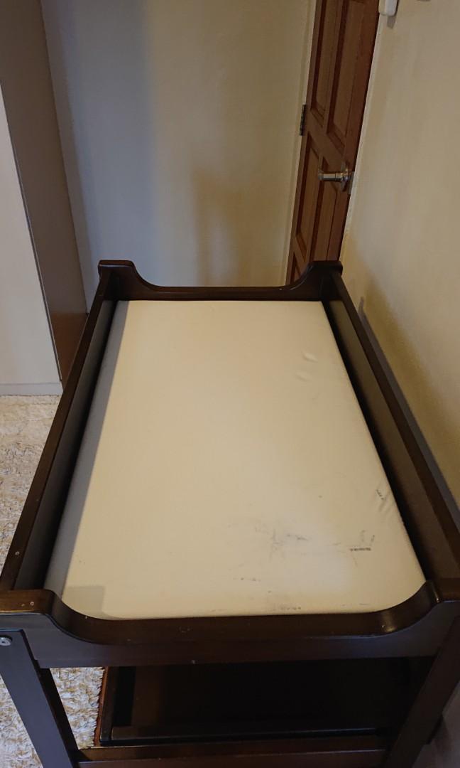 Grotime changing table in solid wood, Babies & Kids, Bathing & Changing ...
