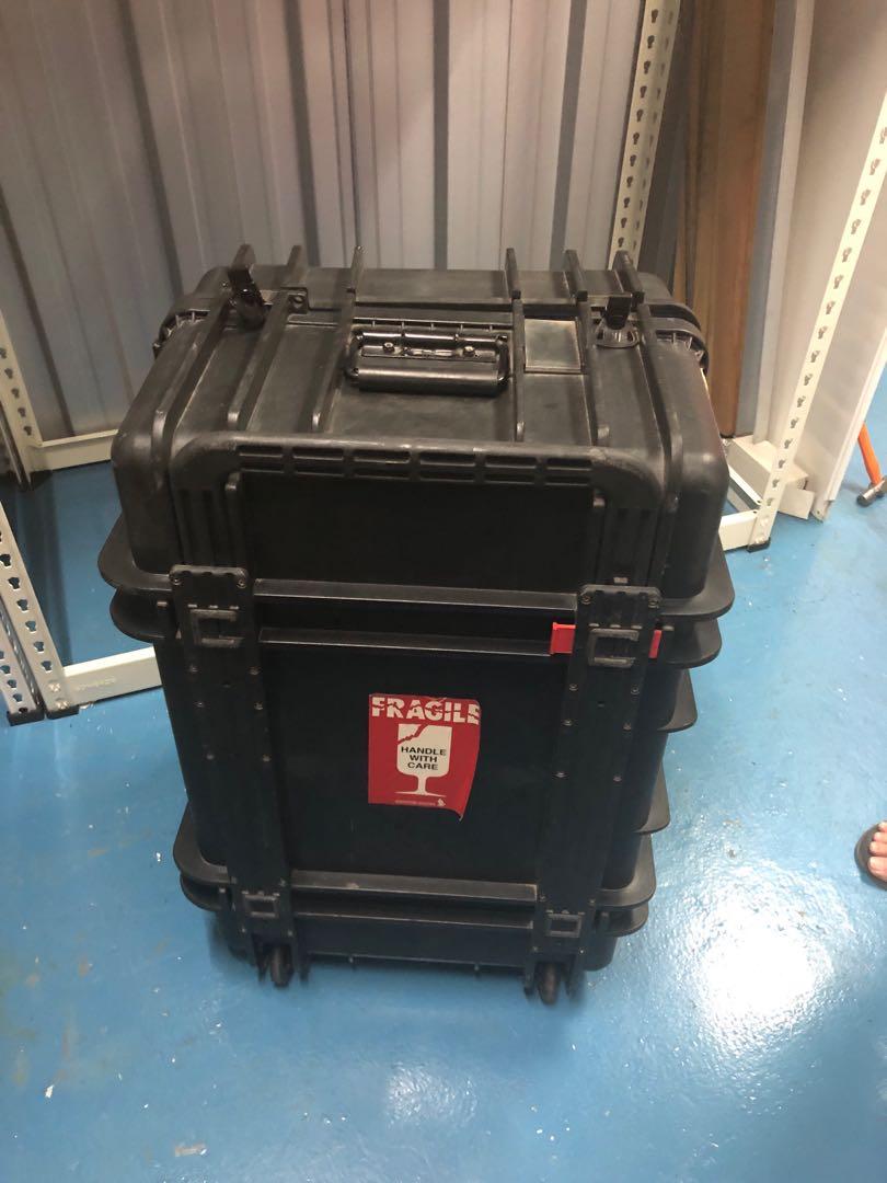 Hard casing w/ wheels, Everything Else on Carousell