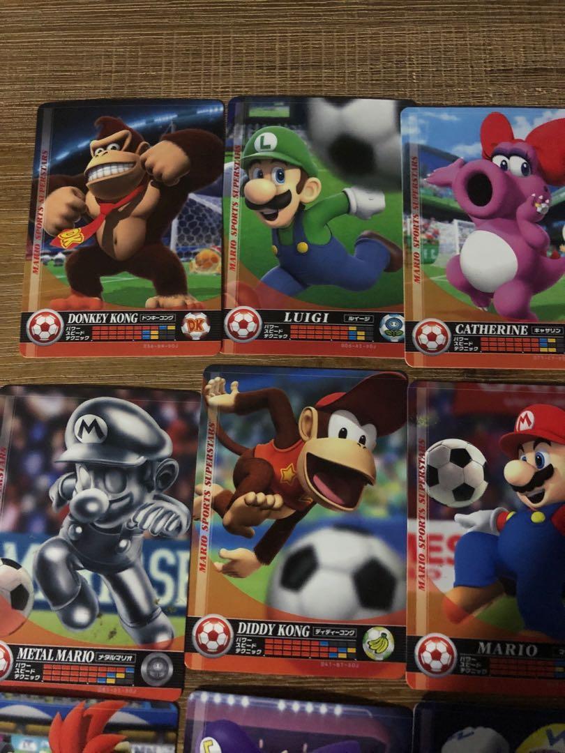 Mario Sports Amiibo cards (Soccer Set), Video Gaming, Video Game ...