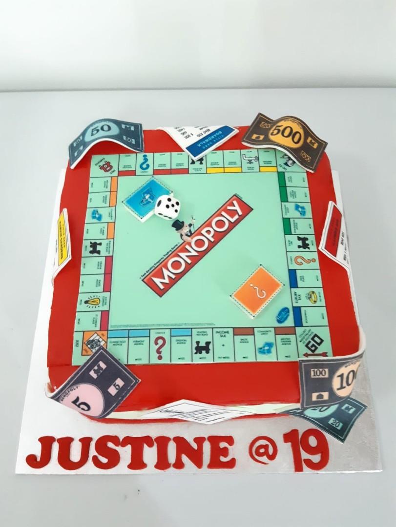Monopoly Cake, Food & Drinks, Homemade Bakes on Carousell