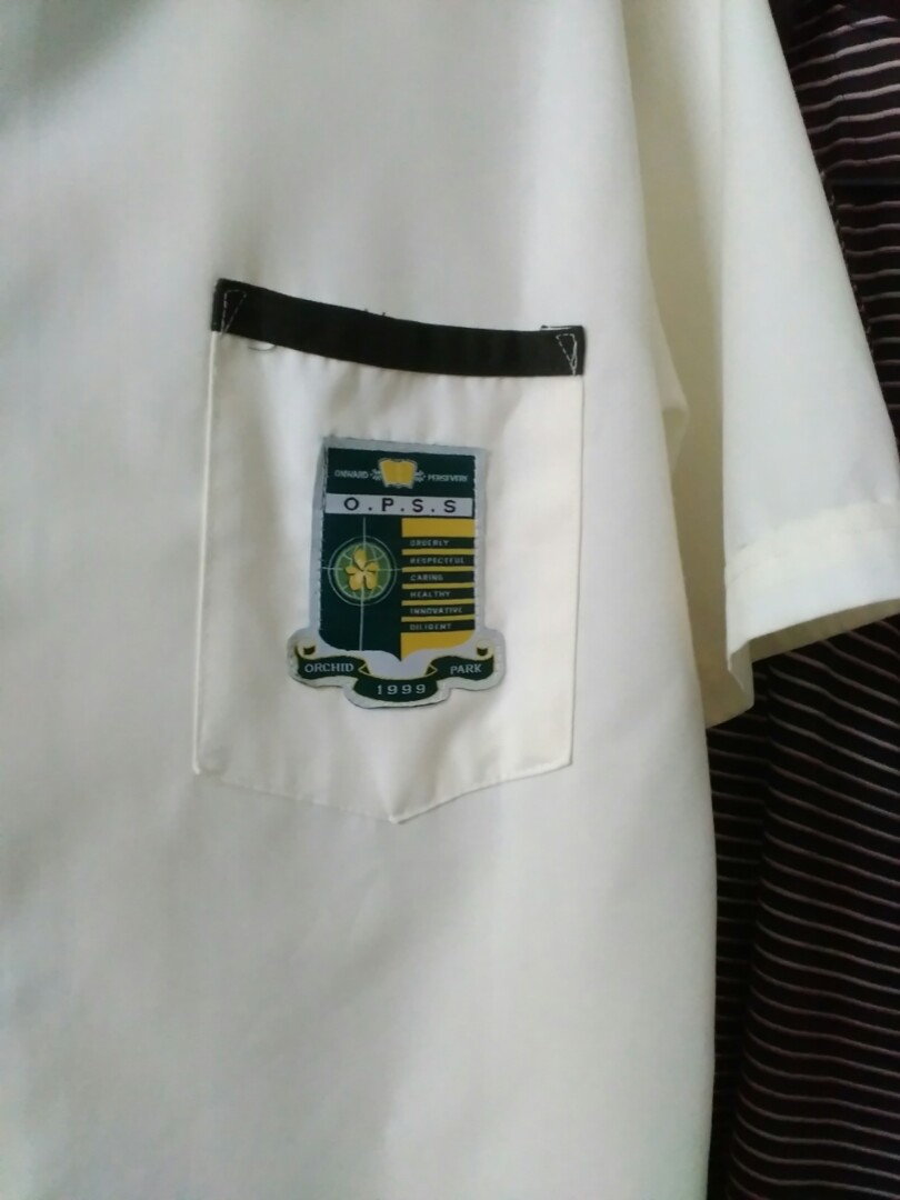 OPSS orchid park uniform tie belt, Men's Fashion, Tops & Sets, Sets ...