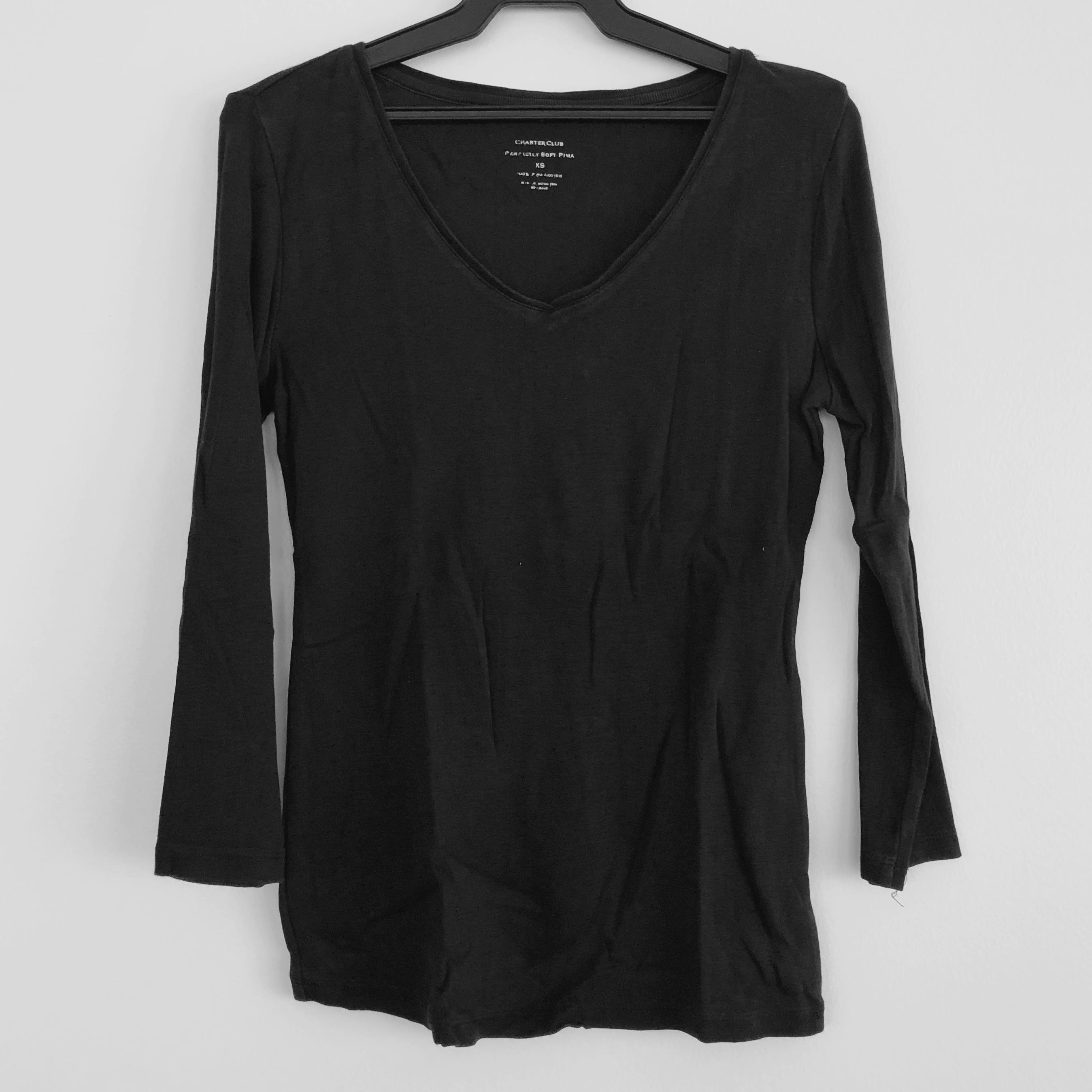 Plan Black Long Sleeves, Women's Fashion, Tops, Longsleeves on Carousell