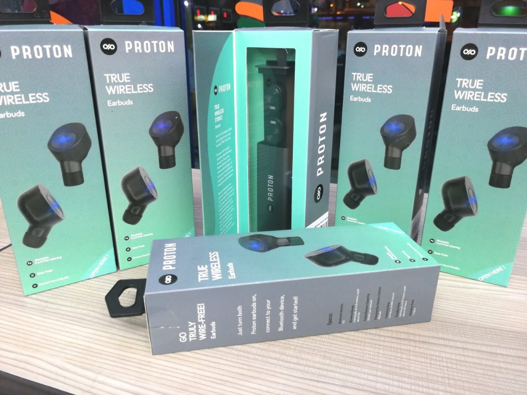 Proton wireless earbuds solid sounds "King Of Bass" true wireless ...