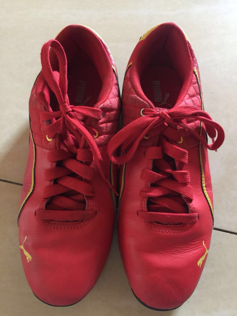 Puma red shoes ( original), Men's Fashion, Footwear, Sneakers on Carousell
