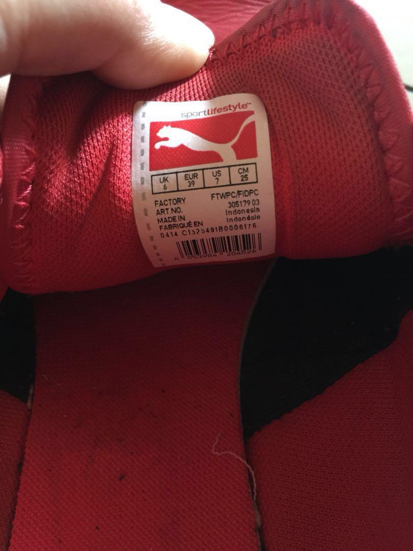 Puma red shoes ( original), Men's Fashion, Footwear, Sneakers on Carousell