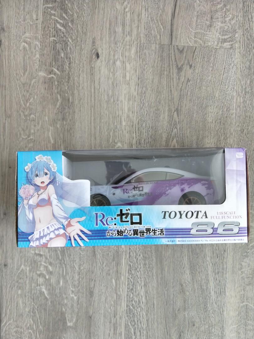 Re: Zero Starting life in another world Toyota 86 RC, Hobbies & Toys, Toys & Games on Carousell