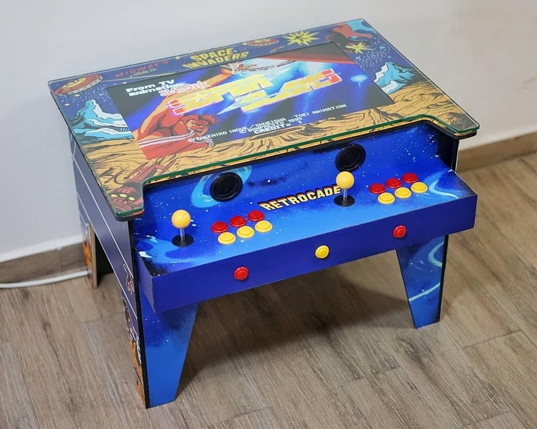 RetroCade Handmade Coffee Table Arcade Machine, Video Gaming, Video ...