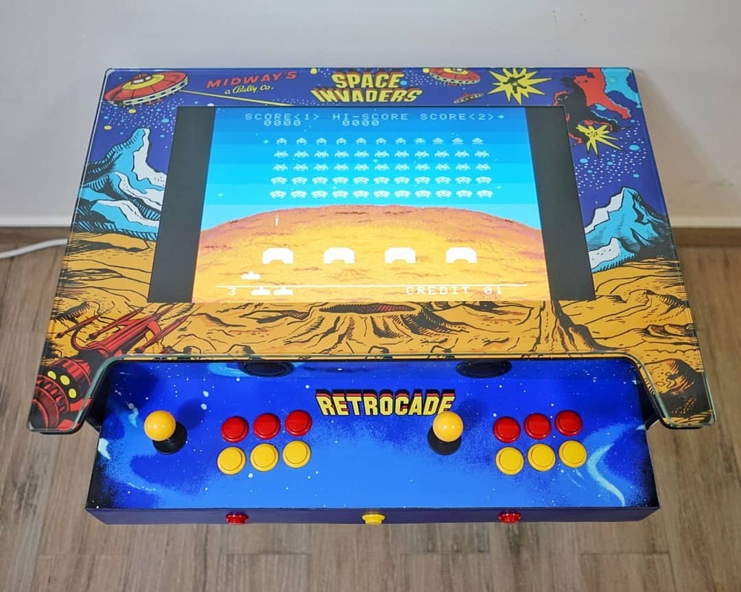 RetroCade Handmade Coffee Table Arcade Machine, Video Gaming, Video ...