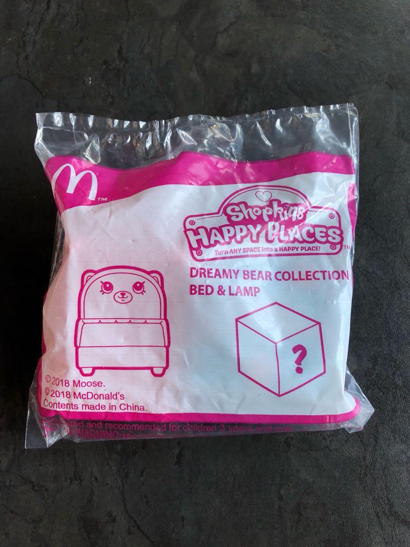 Shopkins Happy Places: Dreamy Bear Collection Bed & Lamp (Happy Meal ...