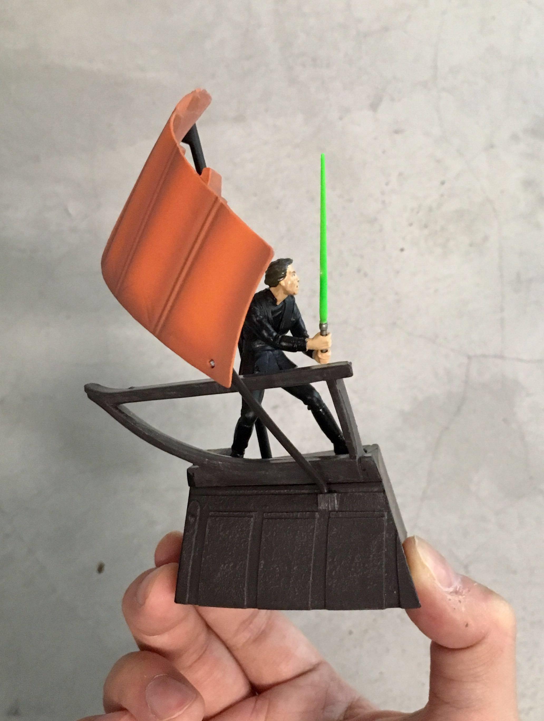 Star Wars Tomy 2002 Diorama Series 2 ROTJ Luke Jedi Mini Figure ...