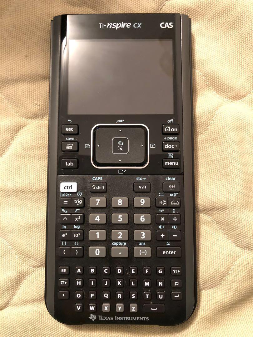 Texas Instruments - TI nspire CX CAS計算機, 攝影器材, 攝錄機 - Carousell