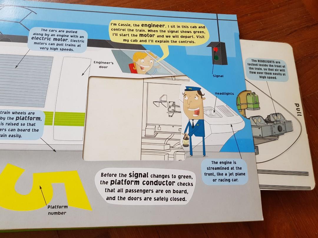 Trains - and how they work (with flaps and pull out), Hobbies & Toys ...