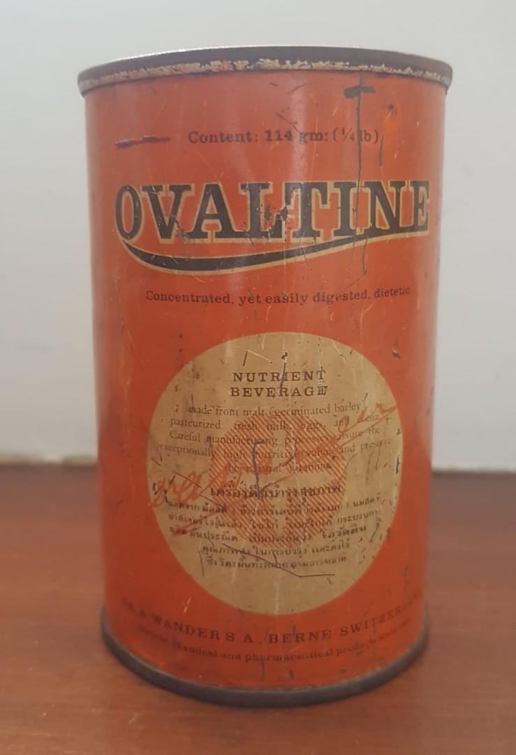 Vintage Ovaltine empty tin, Hobbies & Toys, Memorabilia & Collectibles ...