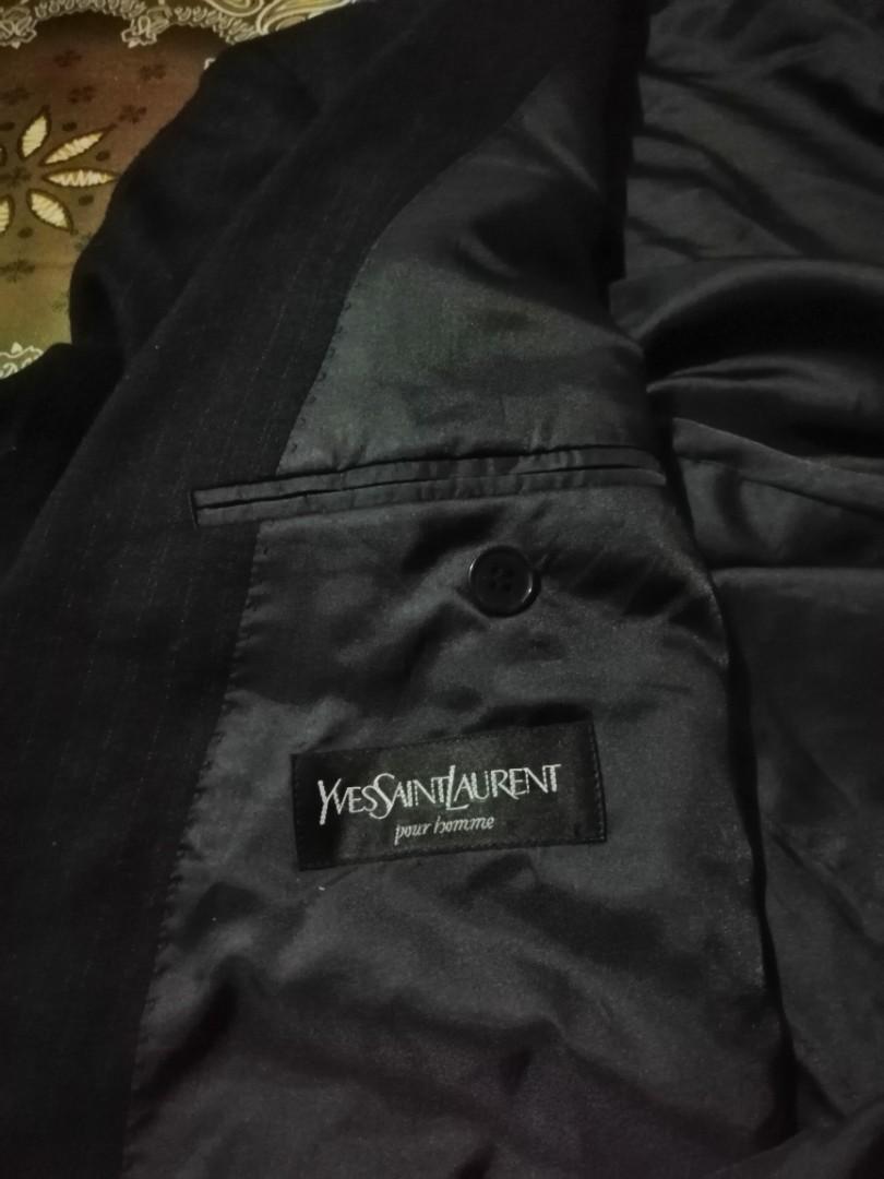 Blazer YSL, Men's Fashion, Coats, Jackets and Outerwear on Carousell