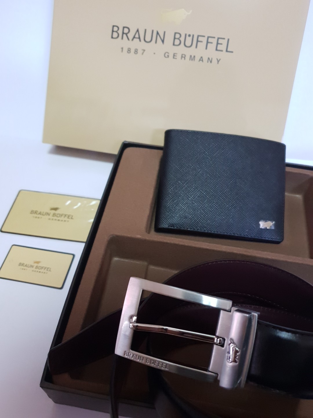Braun Buffel Belt, Men's Fashion, Watches & Accessories, Wallets & Card ...