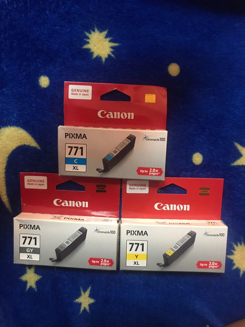 Canon Pixma Ink Cartridge 771 XL series, Computers & Tech, Printers ...