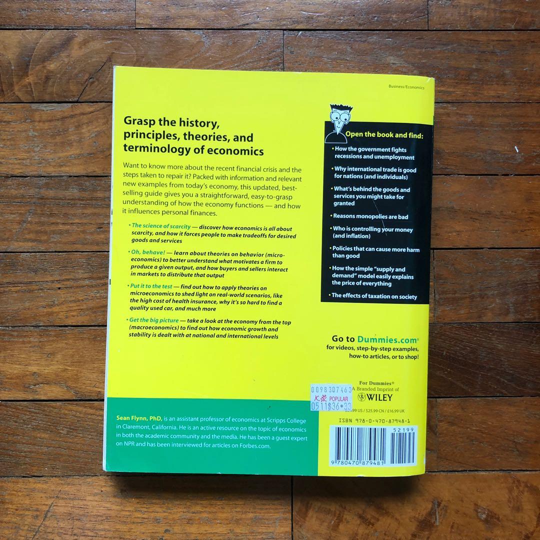 economics for dummies, Hobbies & Toys, Books & Magazines, Assessment ...