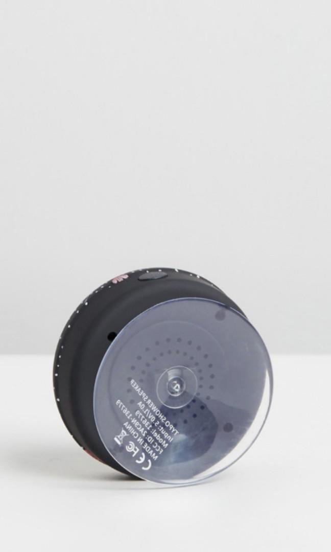 Floral Typo Wireless Bluetooth Waterproof Shower Speaker, Audio ...