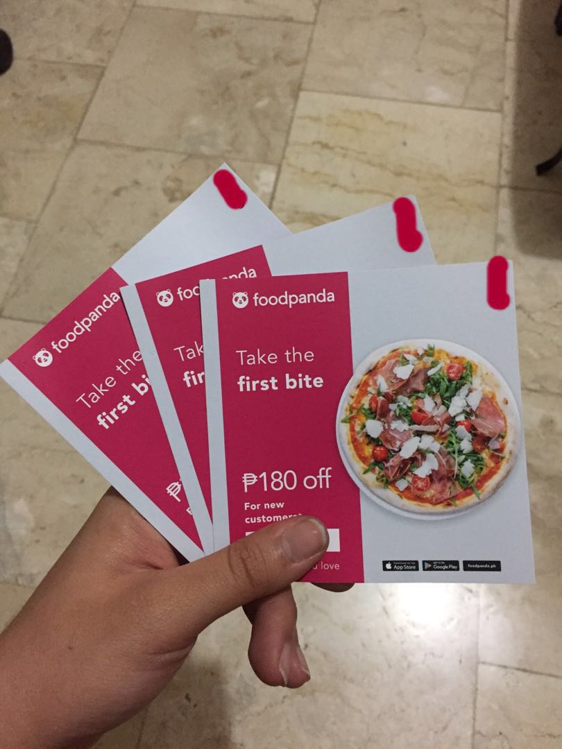 Foodpanda 180off voucher, Tickets & Vouchers, Vouchers on Carousell
