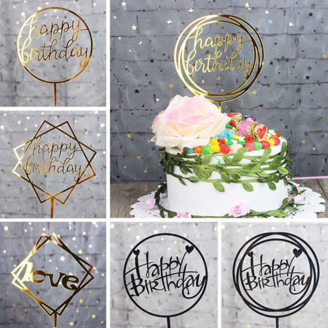 'Happy Birthday' Decoration Sign, Hobbies & Toys, Stationery & Craft ...
