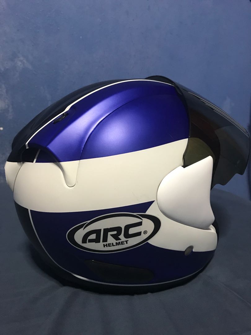 Arc AR1 Tiara Helmet ( Matte Blue ), Motorcycles, Motorcycle ...