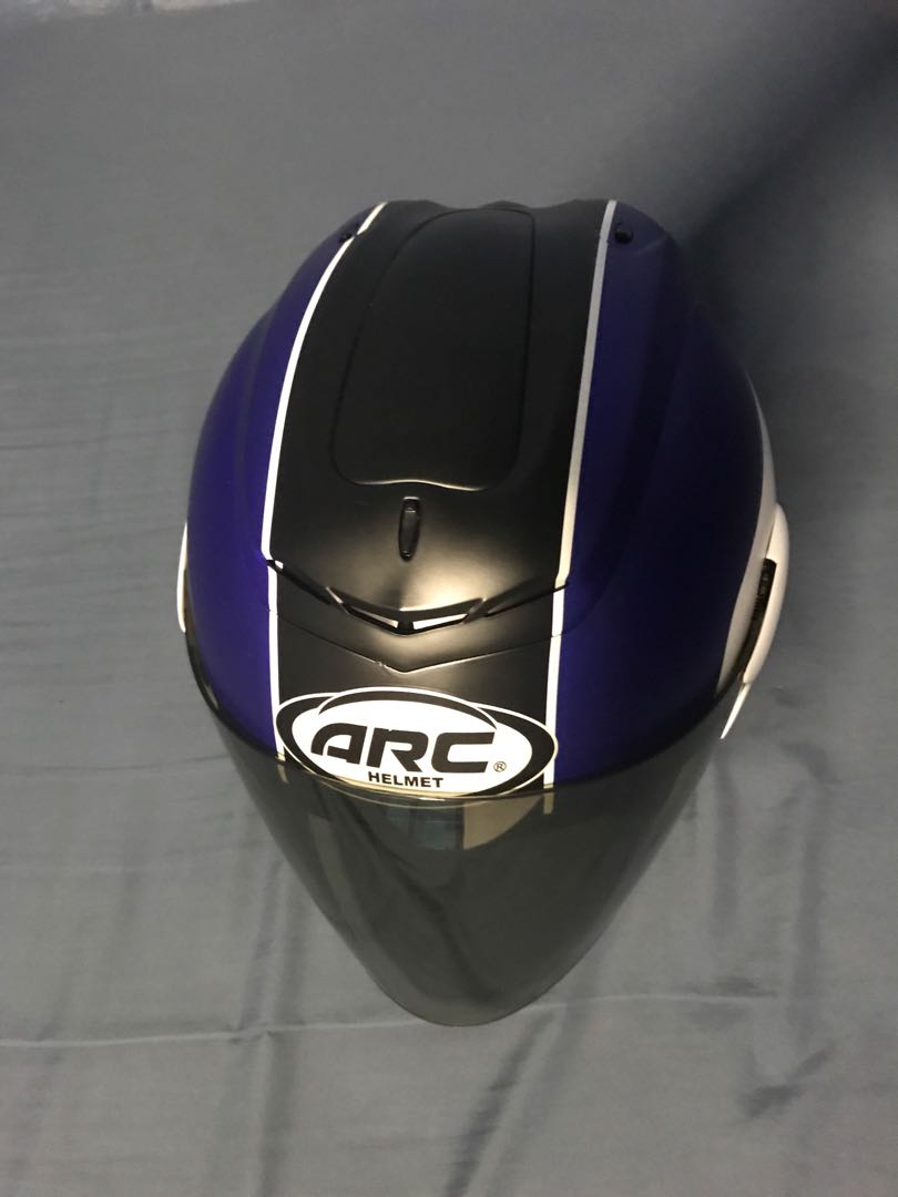 Arc AR1 Tiara Helmet ( Matte Blue ), Motorcycles, Motorcycle ...