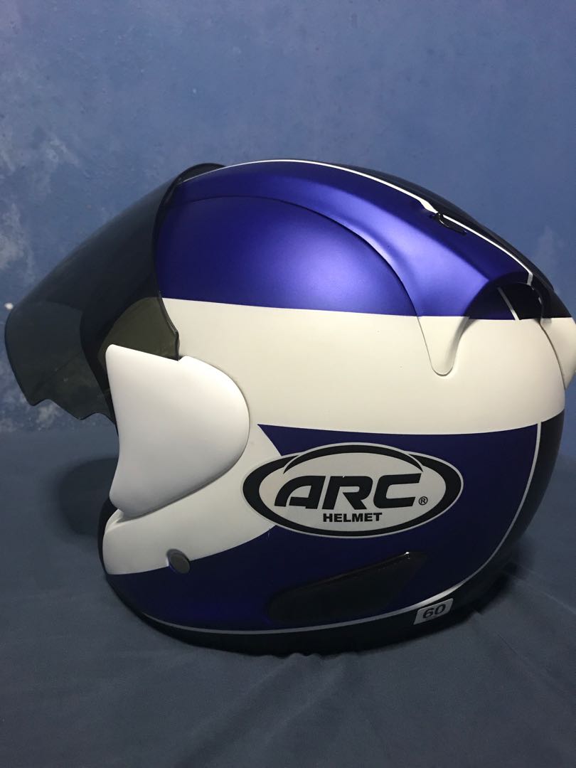 Arc AR1 Tiara Helmet ( Matte Blue ), Motorcycles, Motorcycle ...