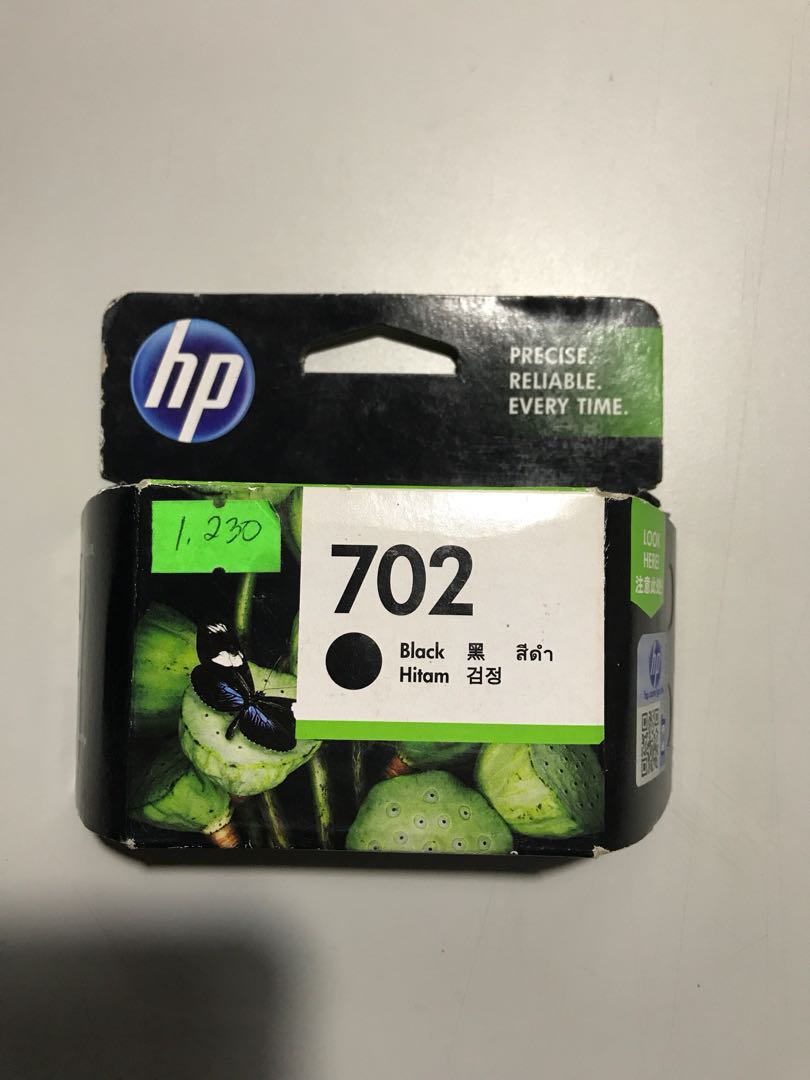HP printer ink black (702), Computers & Tech, Printers, Scanners ...