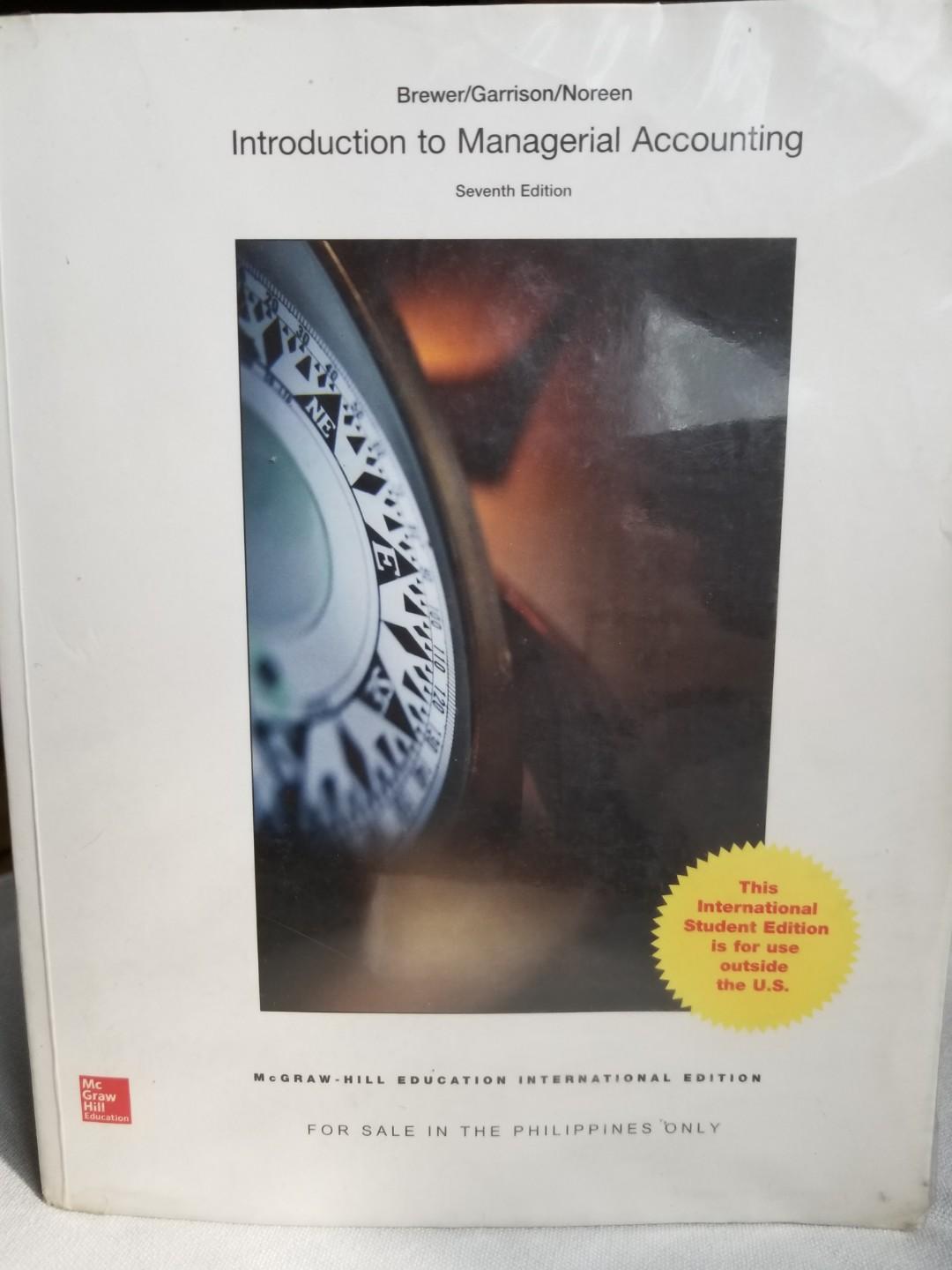 Introduction to Managerial Accounting, Hobbies & Toys, Books ...