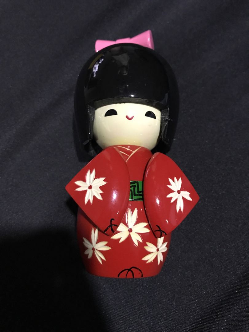 Japanese girl wooden toy, Hobbies & Toys, Toys & Games on Carousell