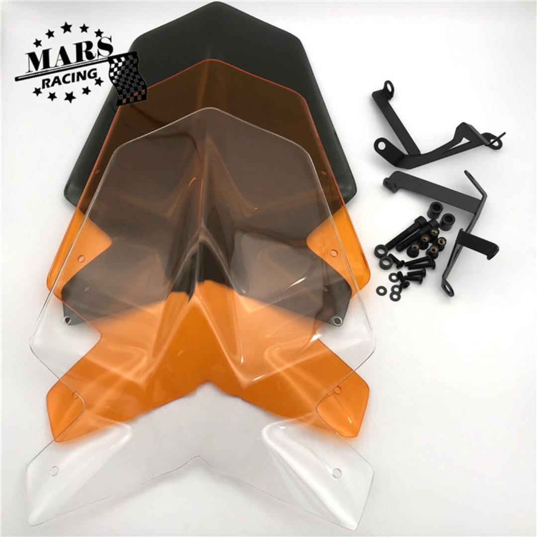 KTM duke 125 duke 200 duke 390 new model windscreen wind shield screen ...