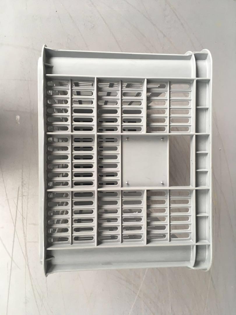 L61.5 x W42.5 x H31 (cm) Plastic Container Crate (Toyogo), Furniture ...