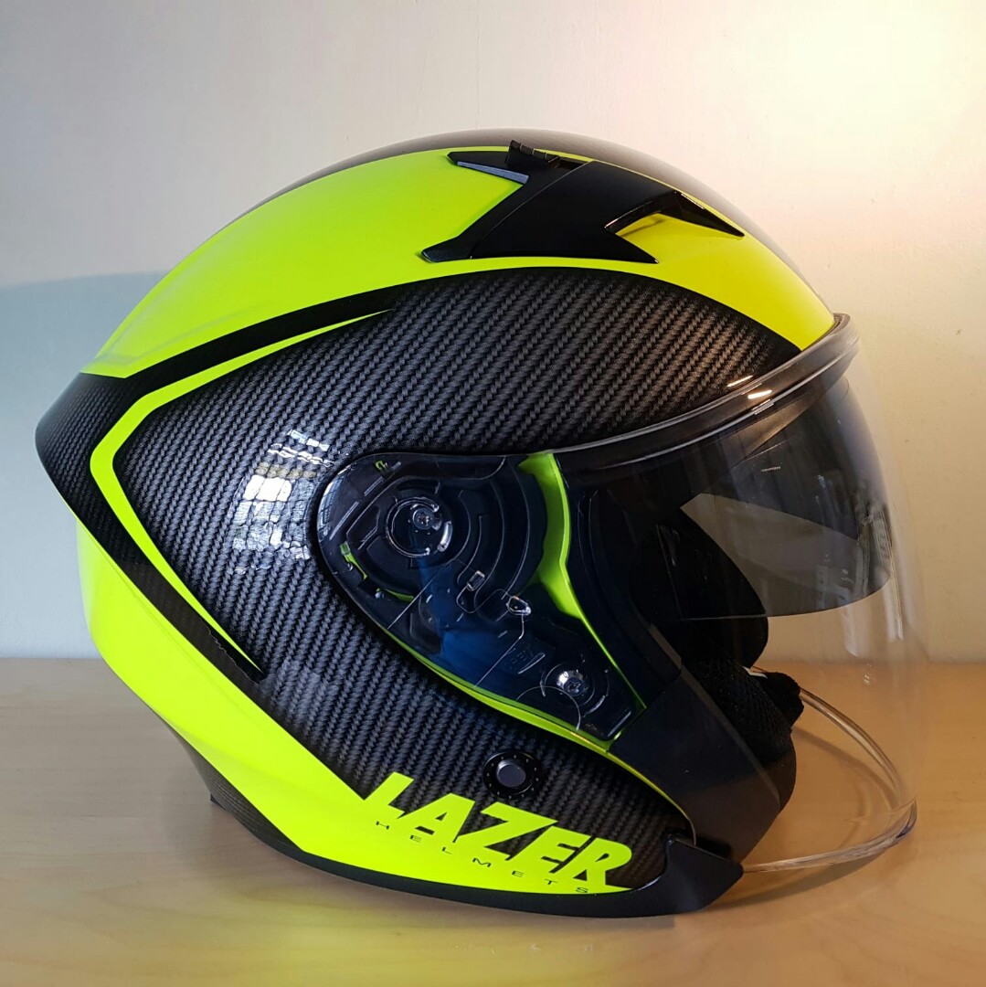 LAZER JH5 HELMET, Motorcycles, Motorcycle Apparel on Carousell