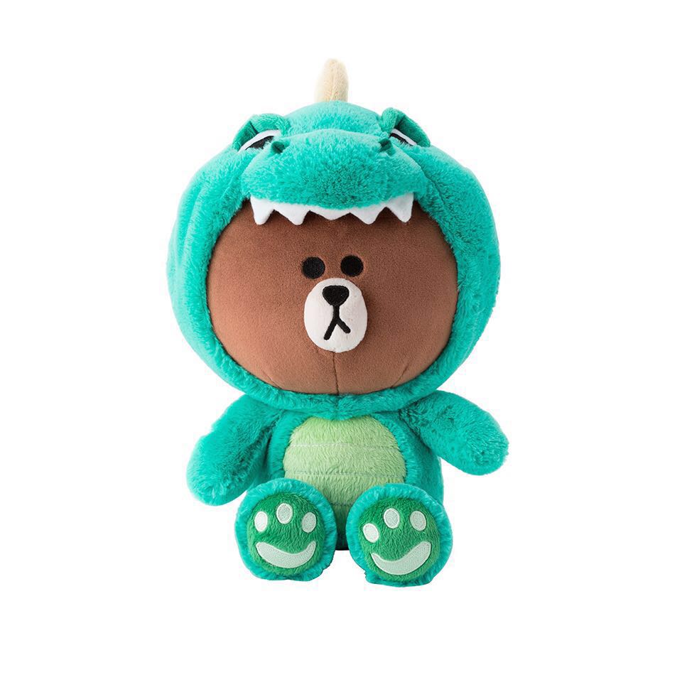 Line Friends - Dino Brown (25cm), Hobbies & Toys, Toys & Games on Carousell