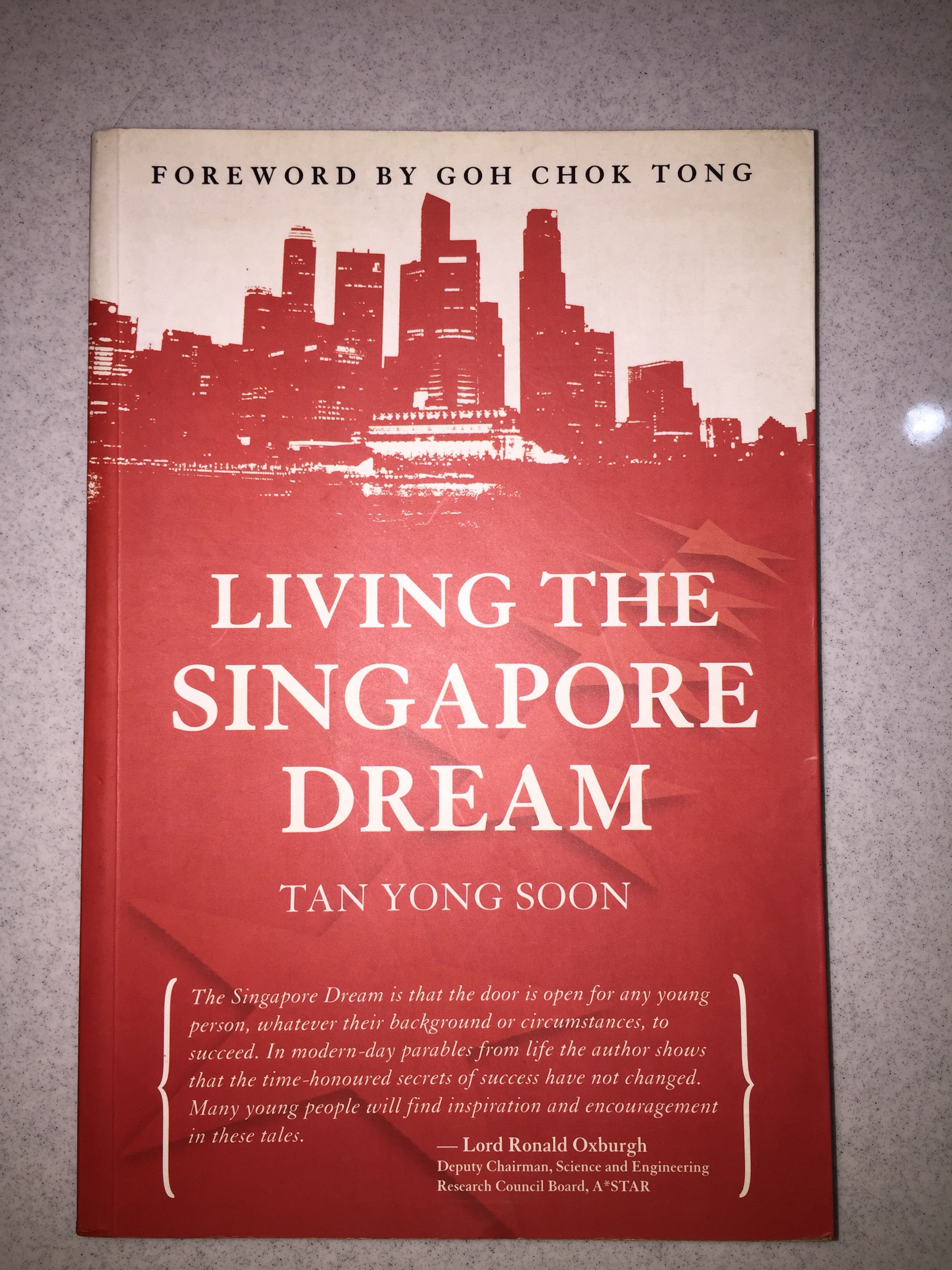 Living The Singapore Dream-Tan Yong Soon, Hobbies & Toys, Books ...