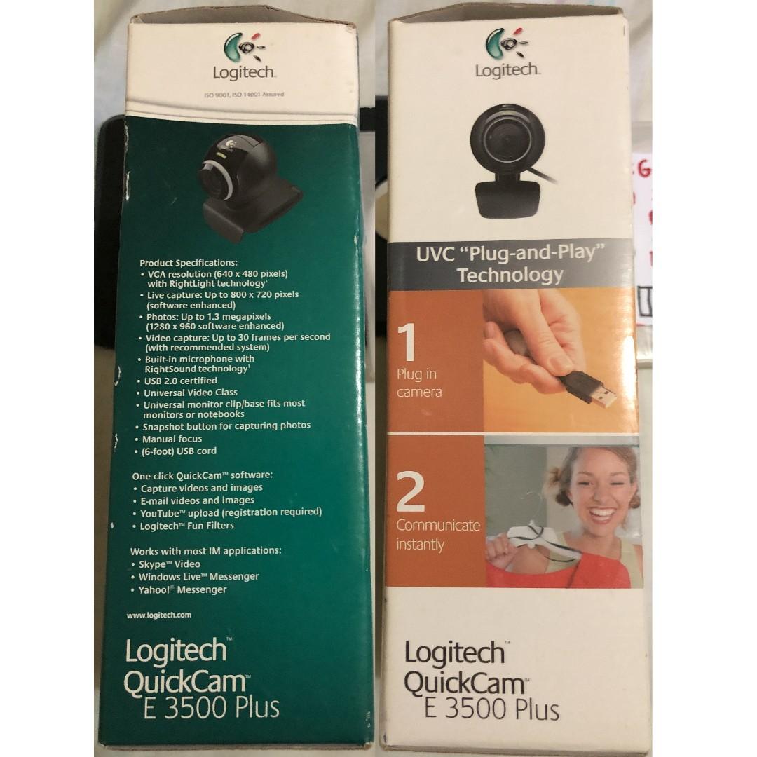 Logitech Quickcam E3500, Computers & Tech, Parts & Accessories, Webcams on Carousell