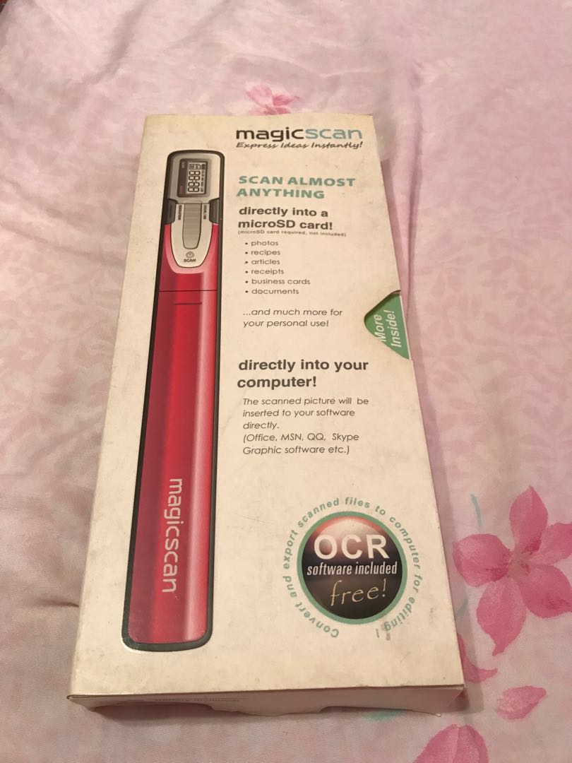 Magicscan portable scanner, Computers & Tech, Printers, Scanners ...