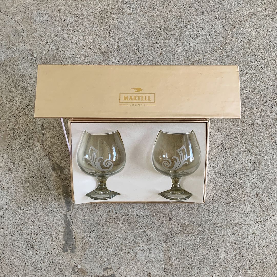 Martell Cognac Liquor Glass, Food & Drinks, Alcoholic Beverages on ...