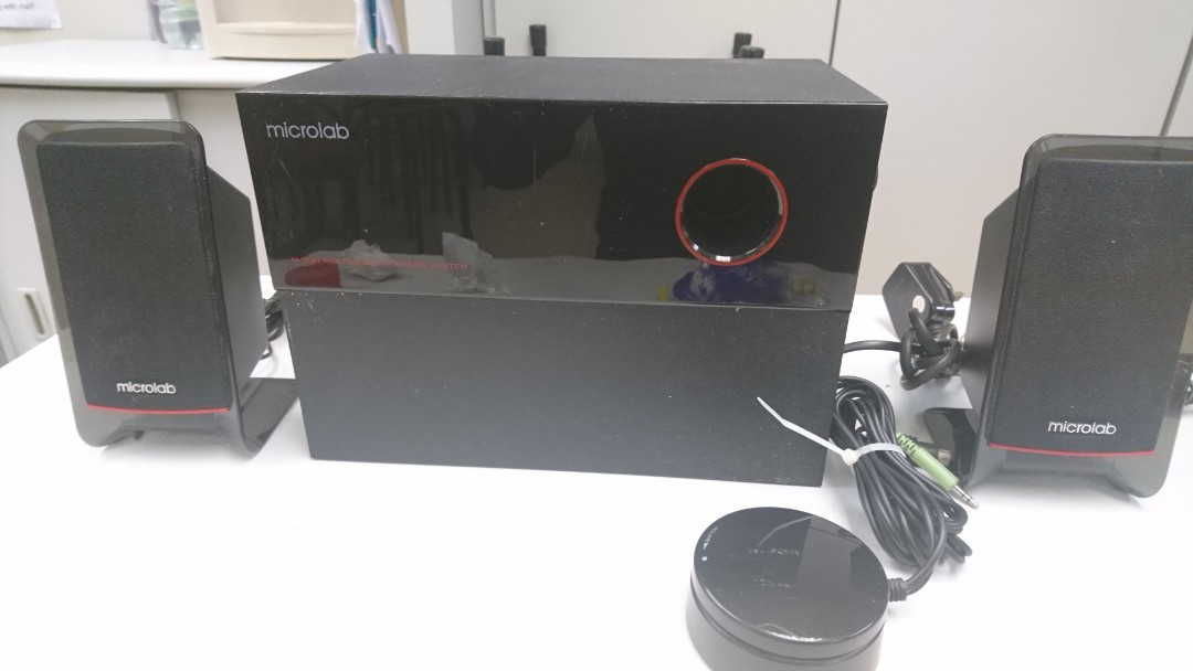 Microlab M200 Speaker 喇叭, 音響器材, Soundbar、揚聲器、藍牙喇叭、耳擴 - Carousell