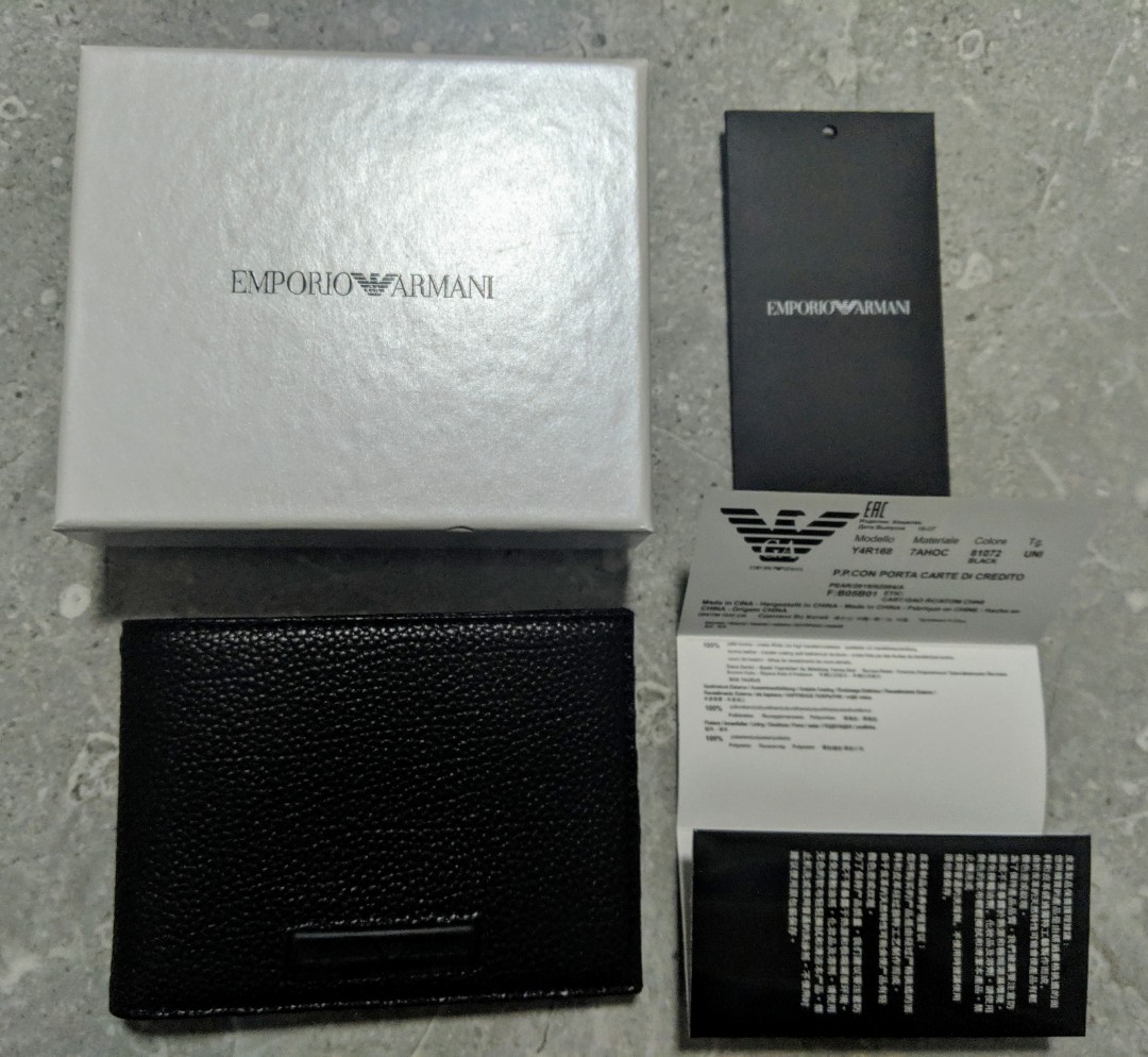 New Authentic Emporio Armani Wallet, Men's Fashion, Watches ...