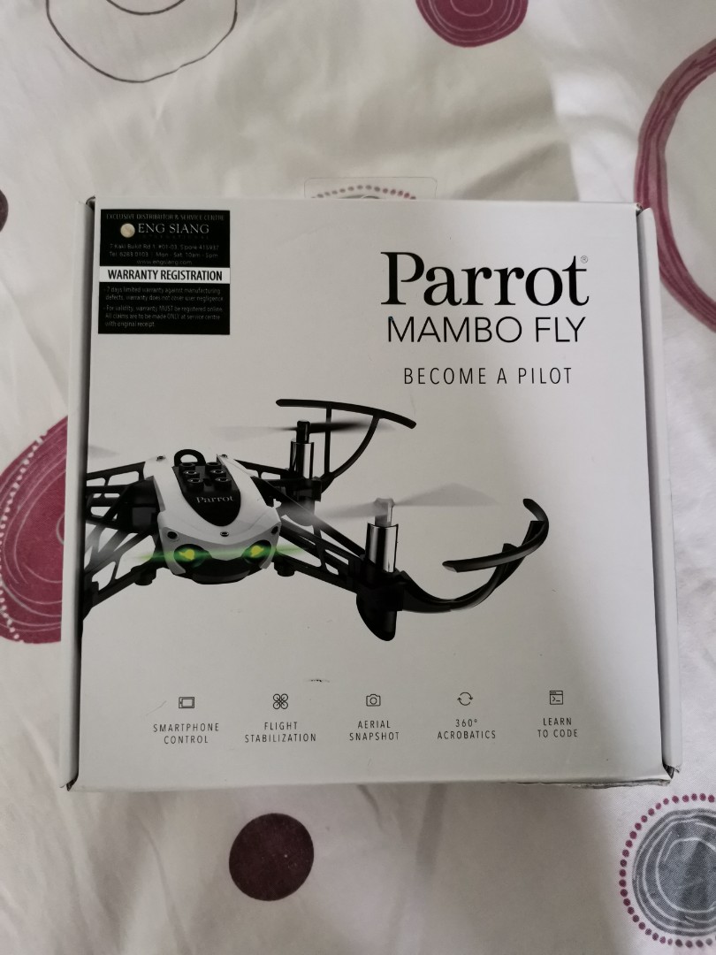 Parrot mambo fly, Photography, Drones on Carousell