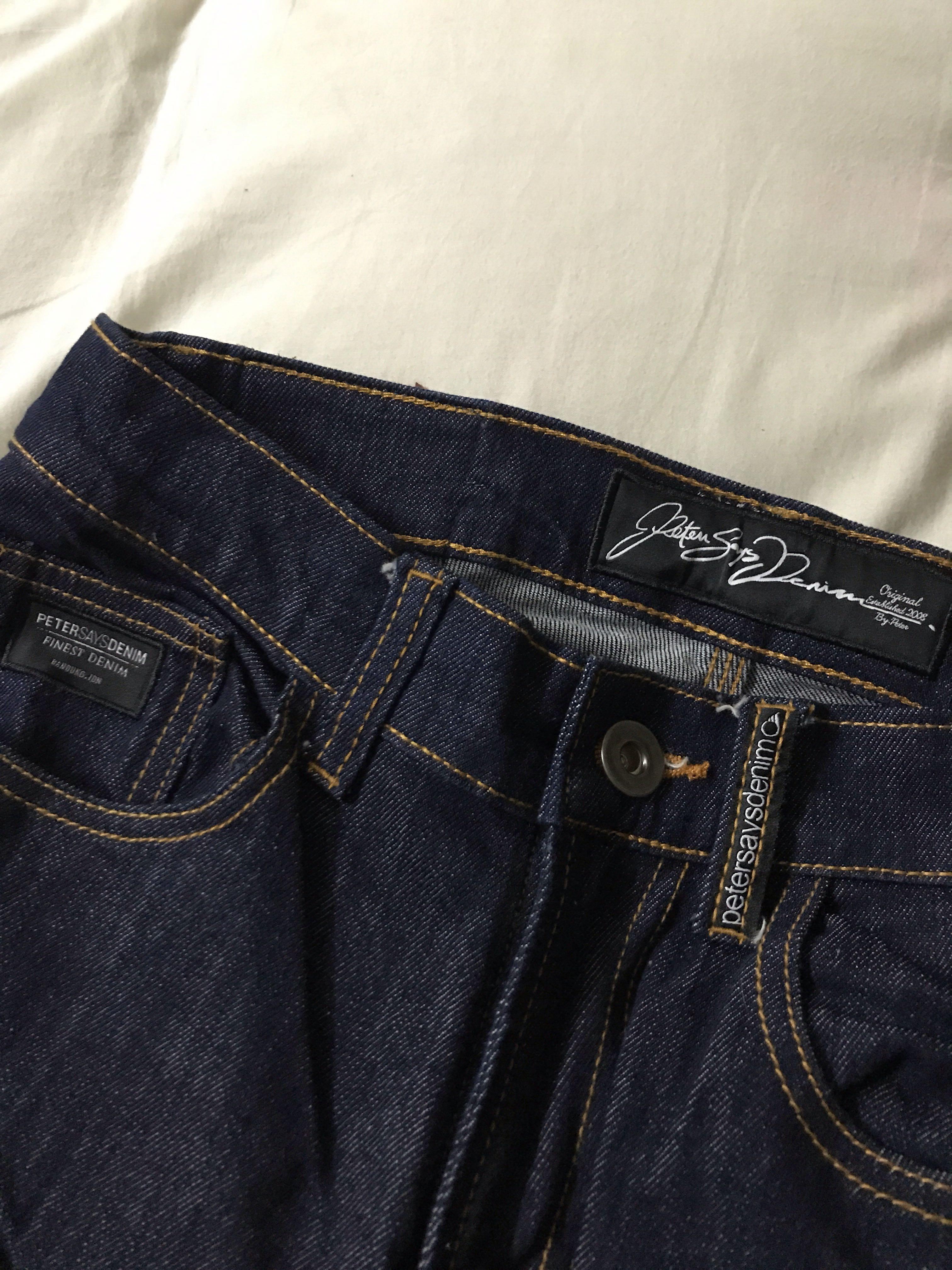Peter says denim, Men's Fashion, Bottoms, Jeans on Carousell