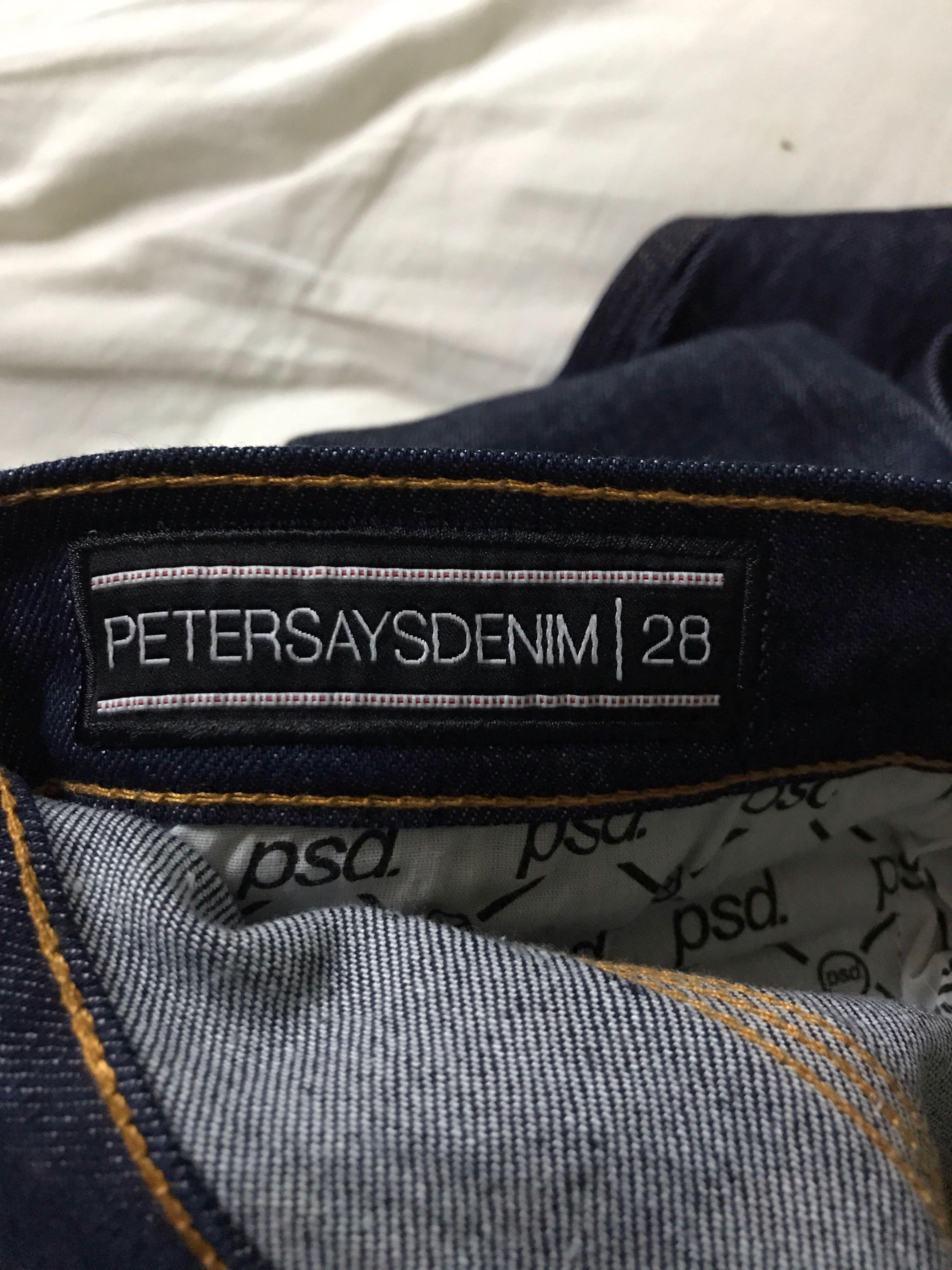 Peter says denim, Men's Fashion, Bottoms, Jeans on Carousell