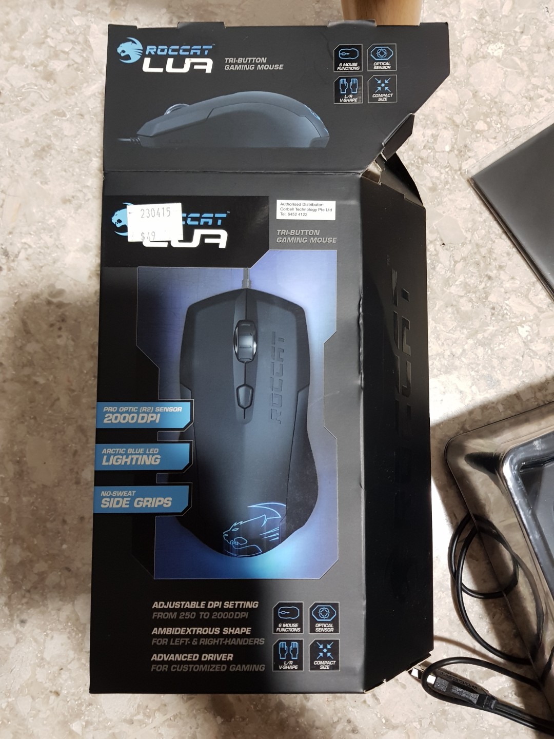 ROCCAT LUA Tri-Button Gaming Mouse, Computers & Tech, Parts ...